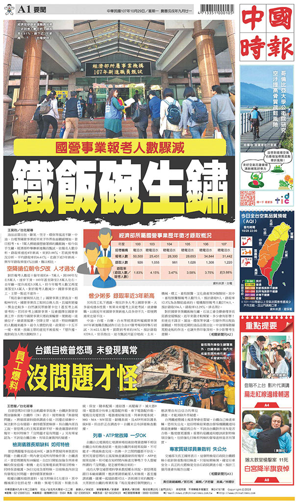 中國時報 2018年10月29日 | Pubu - อ่านอีบุ๊กได้ทุกที่